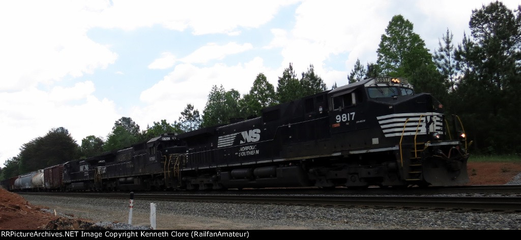 NS train #153 (Manifest) (Linwood, NC - Birmingham, AL)